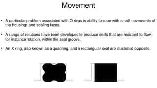 Seals and Gaskets for design of machine elements | PPTX