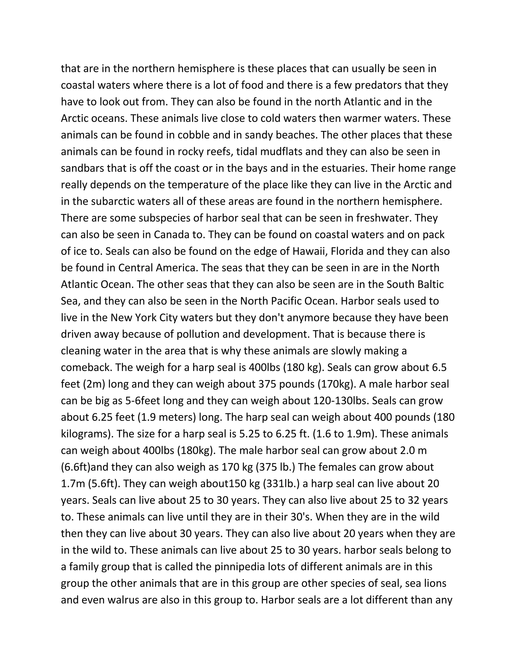 Seals report | DOCX
