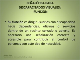Señalética para Discapacitados Visuales | PPT