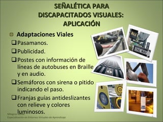 Señalética para Discapacitados Visuales | PPT