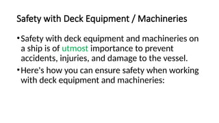 Seamanship 1: Safe Mooring Operations.pptx