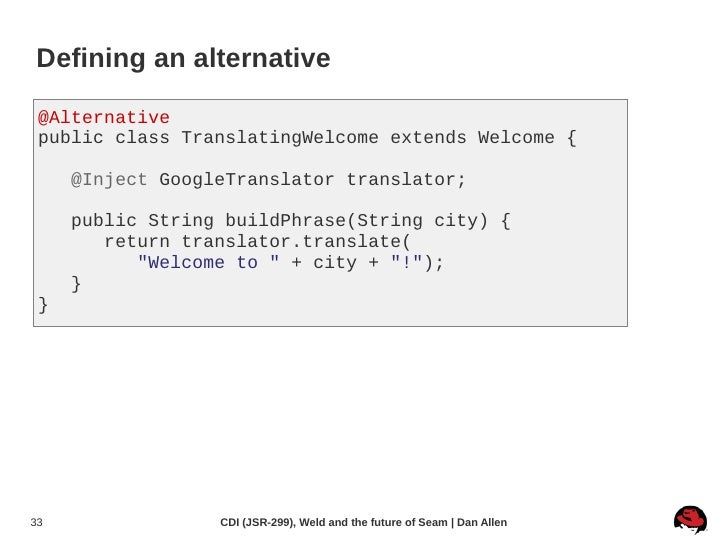CDI, Weld and the future of Seam