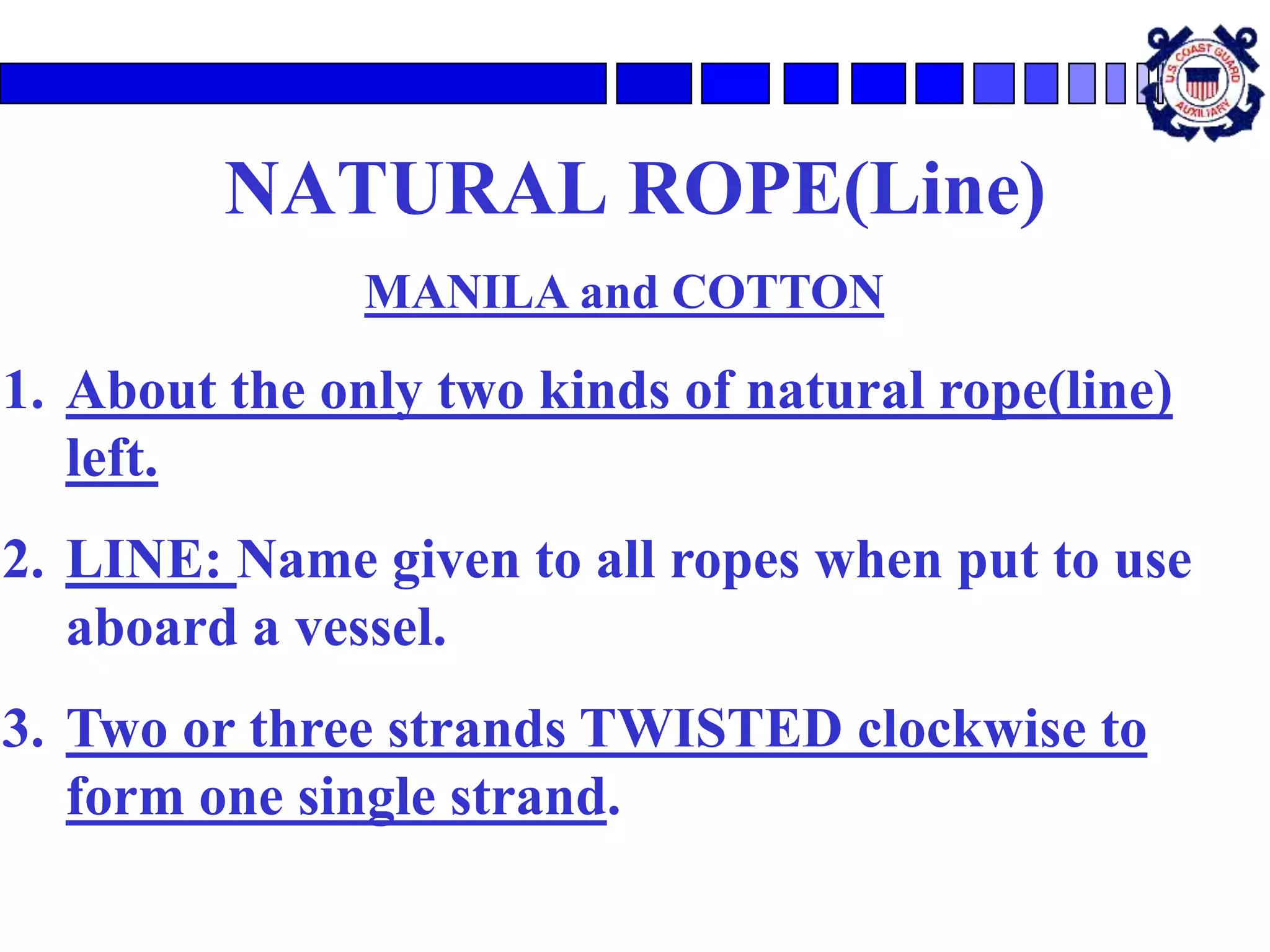 Seamanship (Marlinespike) | PPTX