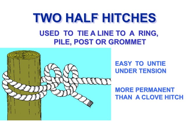 Seamanship (Marlinespike) | PPTX | Needlework | Arts and Crafts