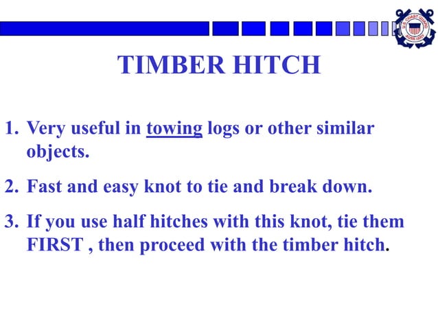 Seamanship (Marlinespike) | PPTX | Needlework | Arts and Crafts