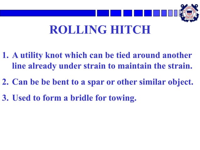 Seamanship (Marlinespike) | PPTX | Needlework | Arts and Crafts