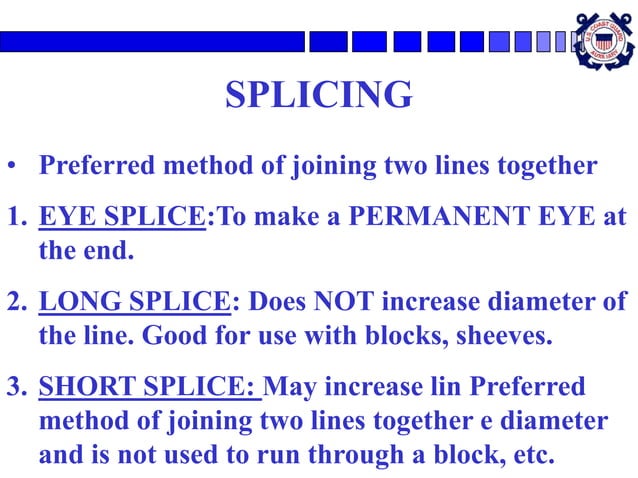 Seamanship (Marlinespike) | PPTX | Needlework | Arts and Crafts