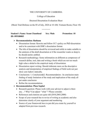 Seam Chanthoul-Comments from examiners-05-July-2024-Dissertation ...