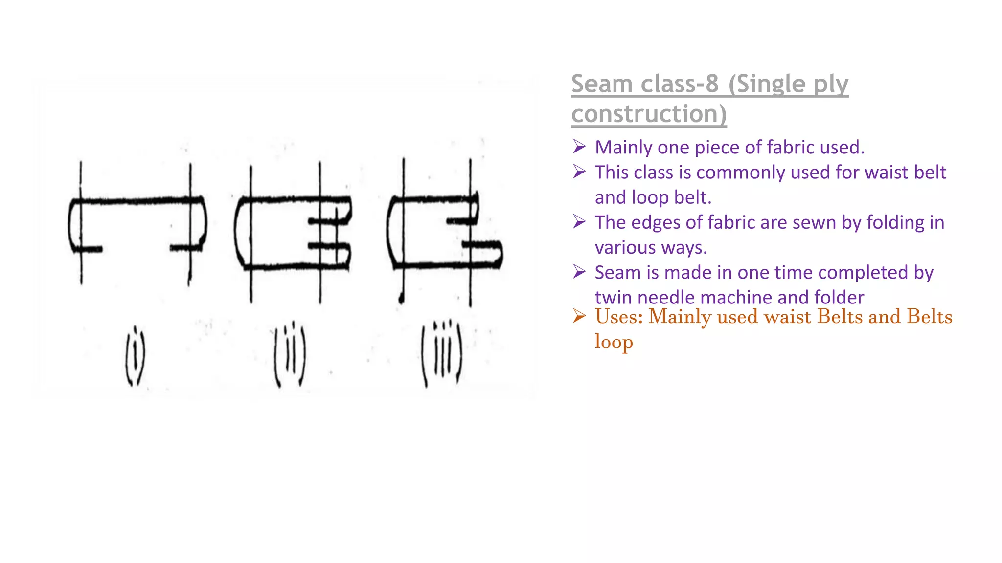 Classification Of Seam (Seam Class) | PPTX