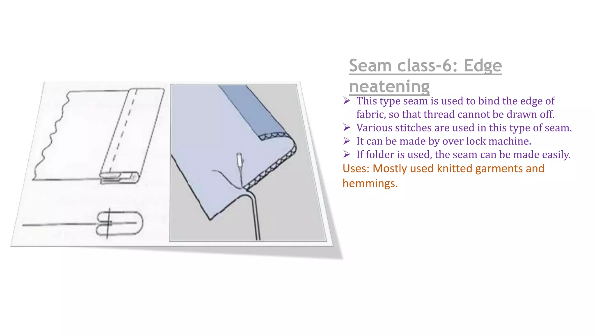 Classification Of Seam (Seam Class) | PPTX