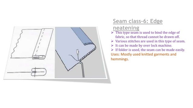 Classification Of Seam (Seam Class) | PPTX