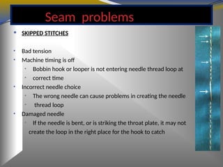 SEAM CLASSIFICATION IN PATTERN MAKING AND KNITTING .ppt