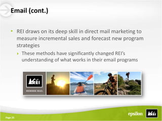 Seamless Customer Experience in the Age of Addressable Media. An REI ...