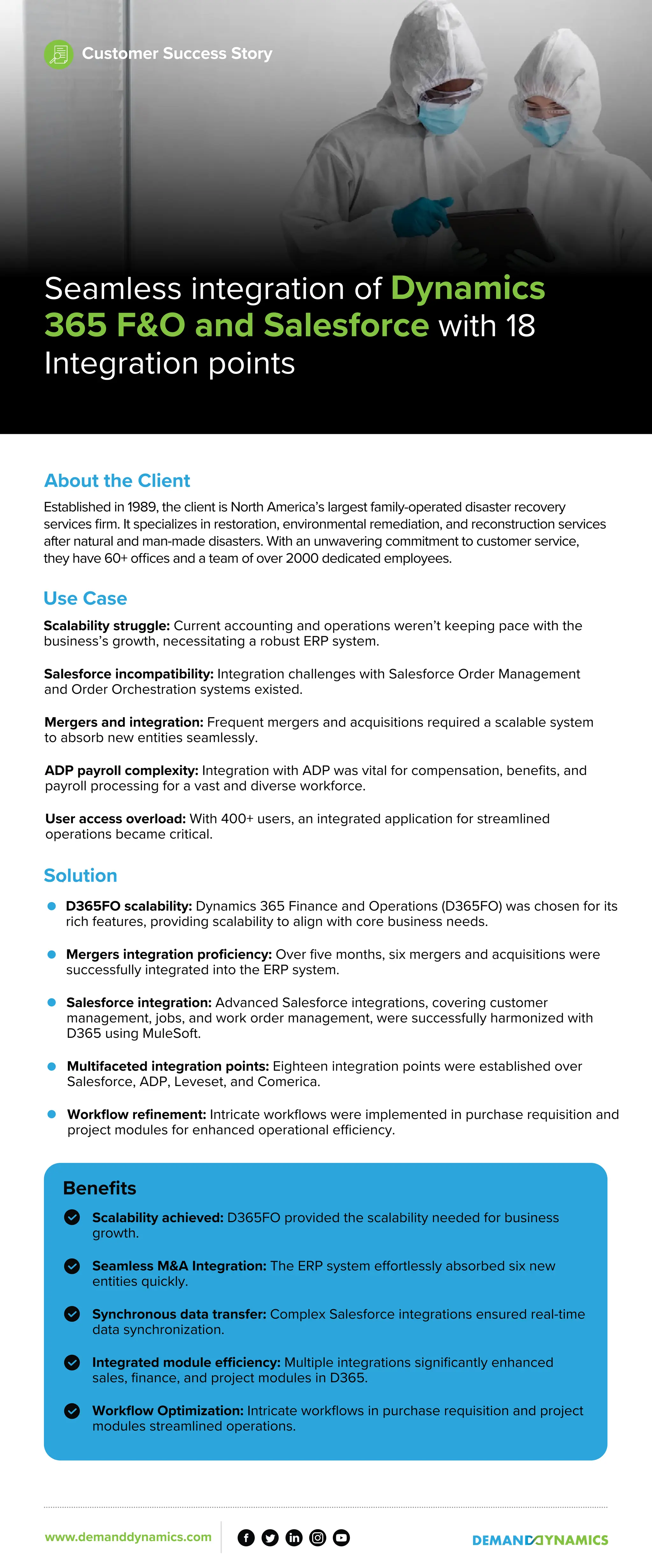Seamless Dynamics 365 F&O and Salesforce Integration - Case Study | PDF