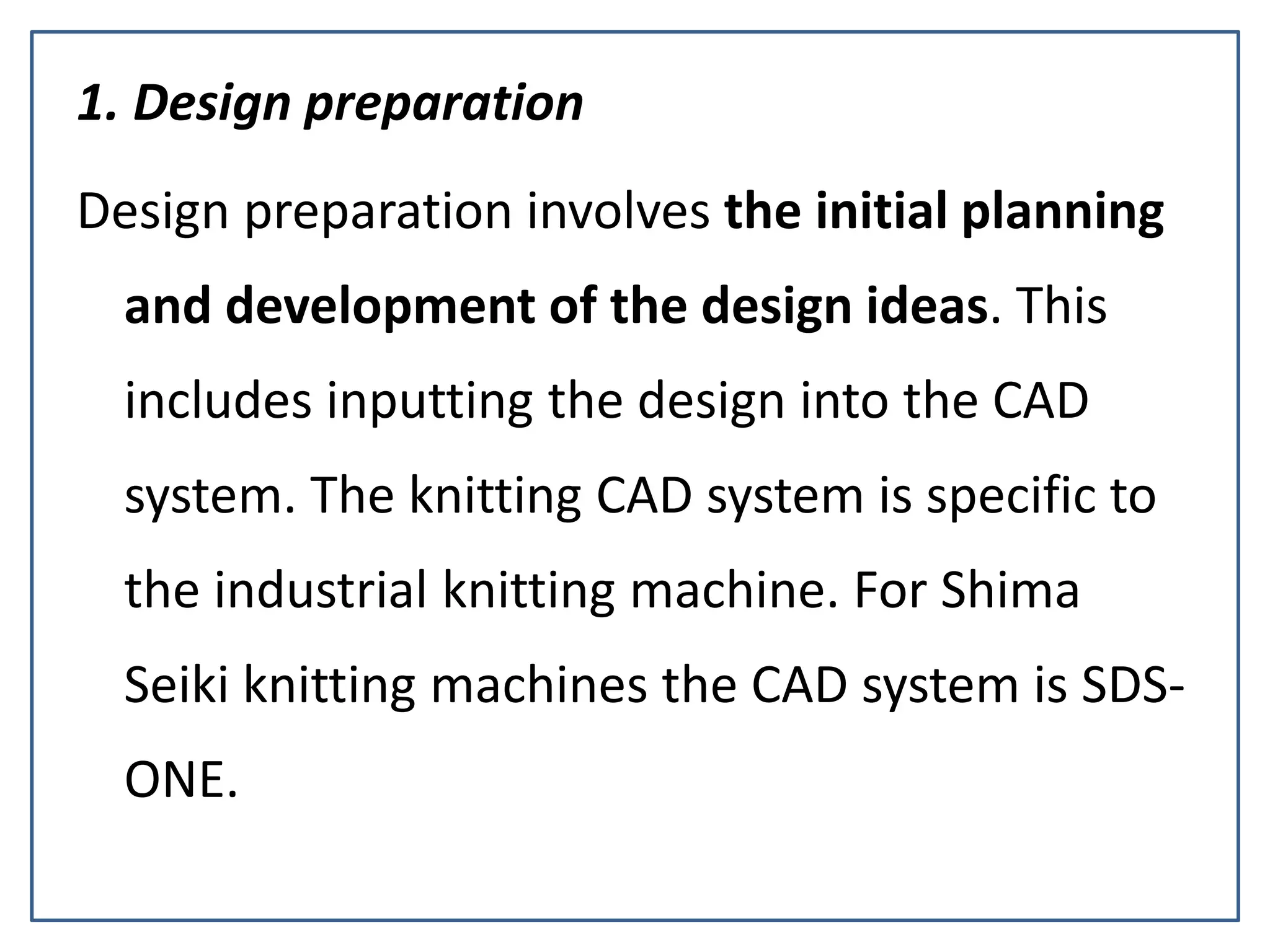 Seamless garment knitting | PPTX