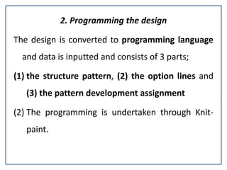 Seamless garment knitting | PPTX