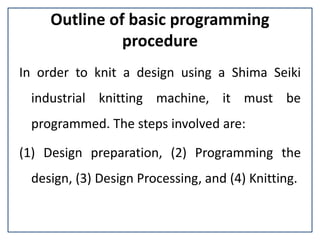 Seamless garment knitting | PPTX