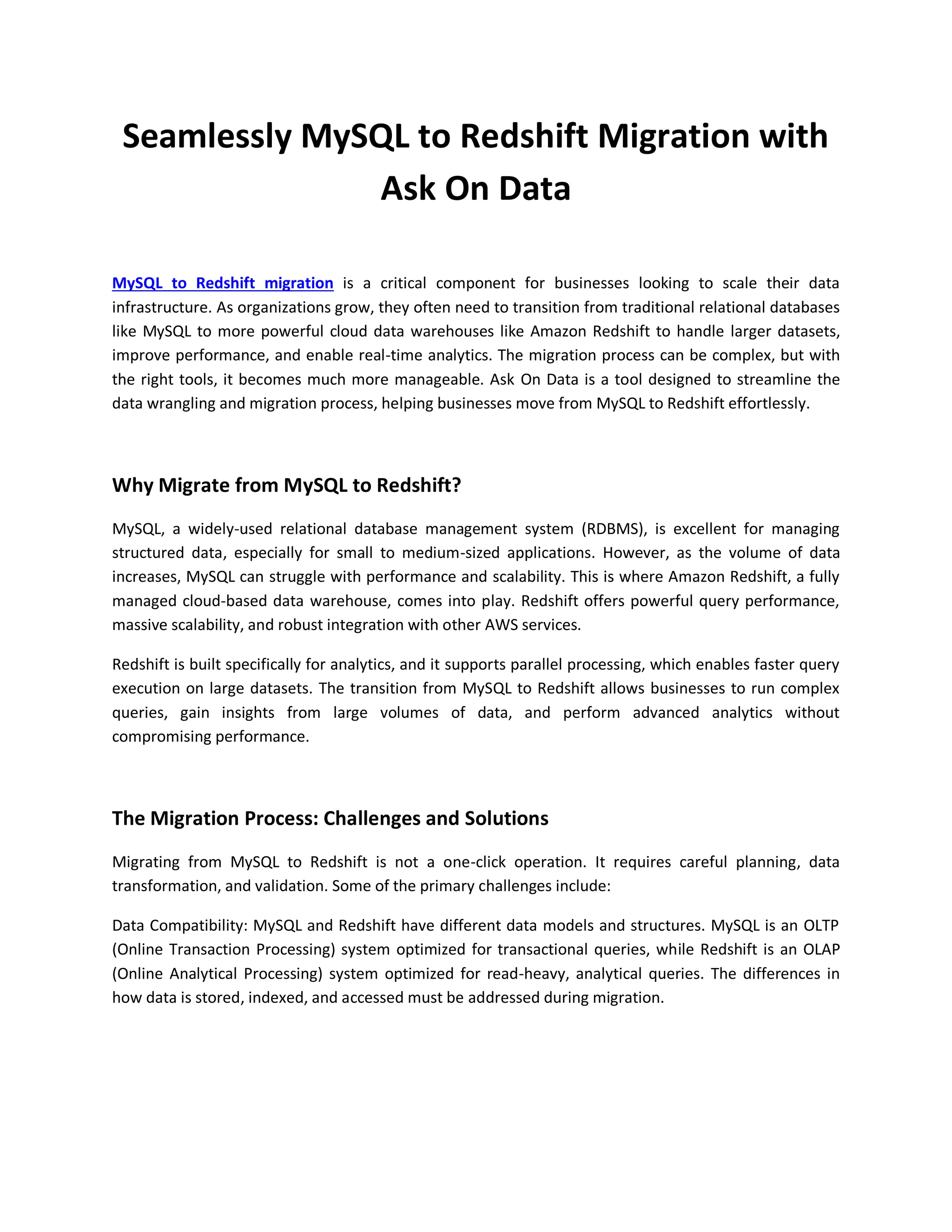 Seamlessly MySQL to Redshift Migration with Ask On Data.pdf