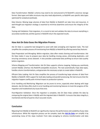 Seamlessly MySQL to Redshift Migration with Ask On Data.pdf