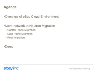Seamless migration from nova network to neutron in e bay production ...