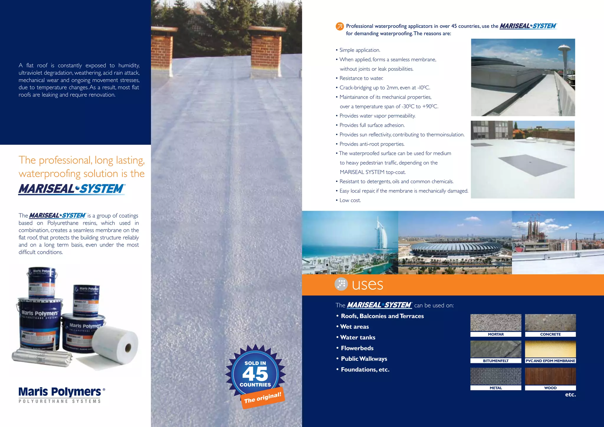 Seamless Polyurethane Concrete - Mariseal System | PDF