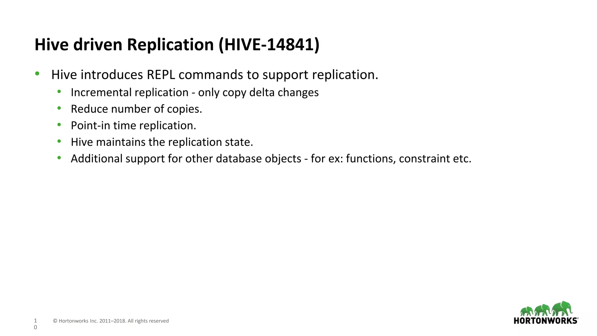 Seamless replication and disaster recovery for Apache Hive Warehouse | PPT