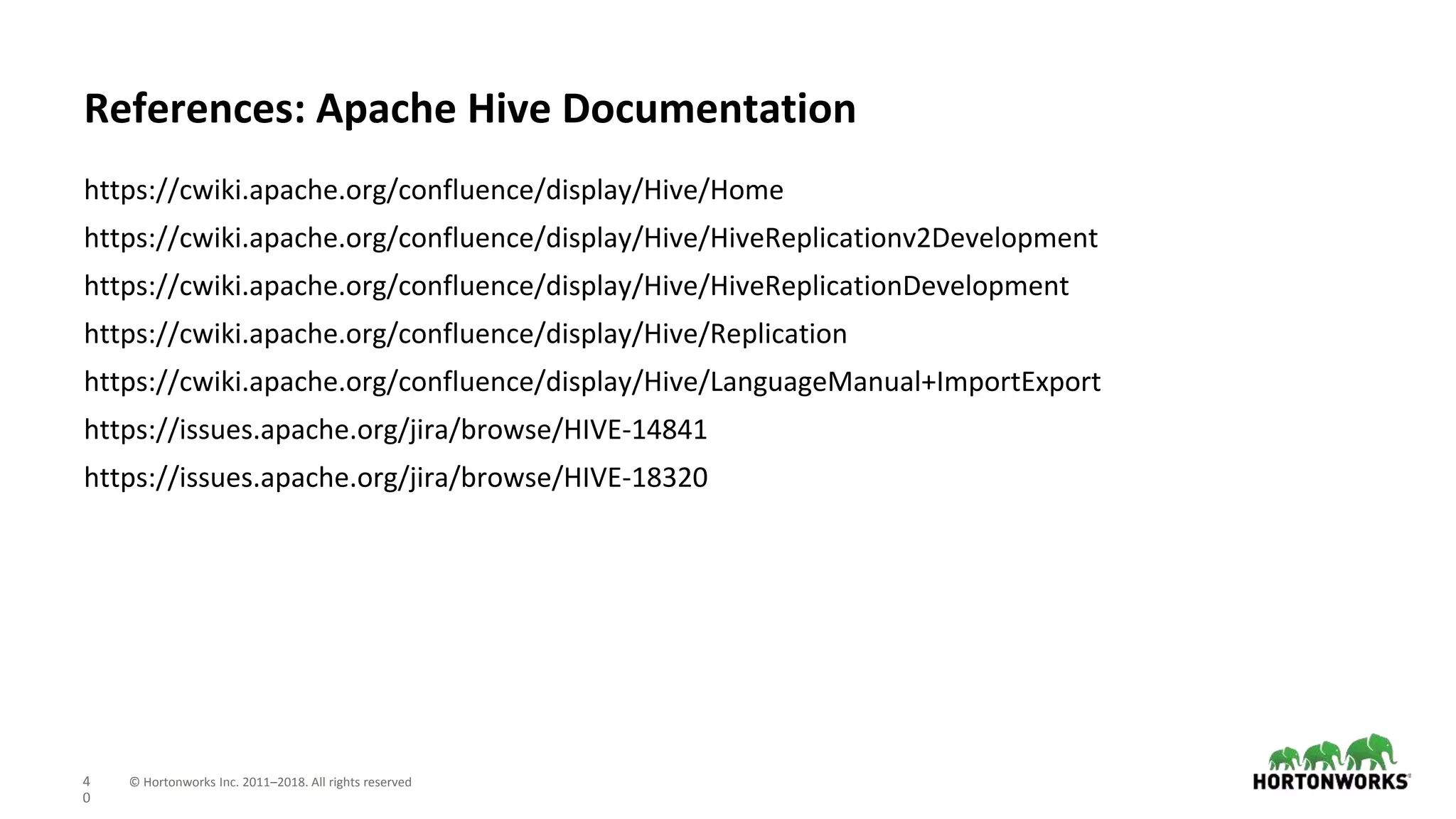 Seamless replication and disaster recovery for Apache Hive Warehouse | PPT