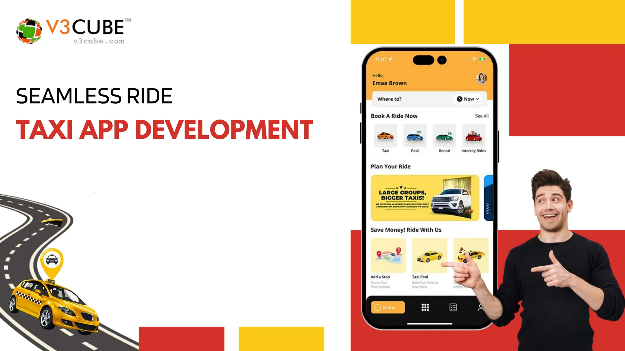 Seamless Ride Experiences: Premier Taxi App Development Services | PPTX