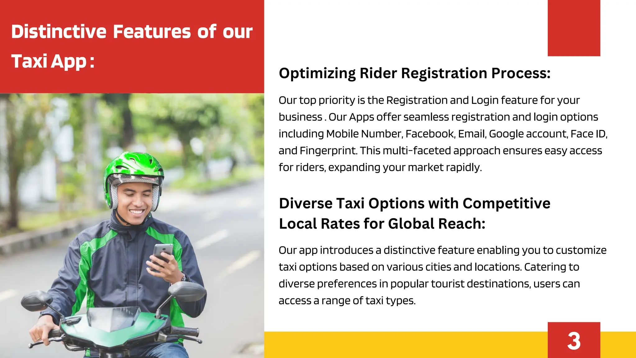 Seamless Ride Experiences: Premier Taxi App Development Services | PPTX