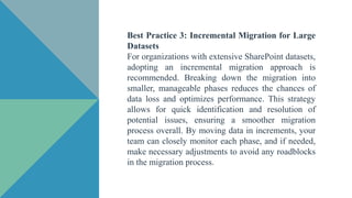 Seamless SharePoint Migration 5 Technical Best Practices to Ensure Success | PPT