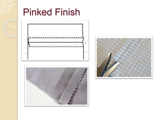 Seams and Seam Finishes | PPTX