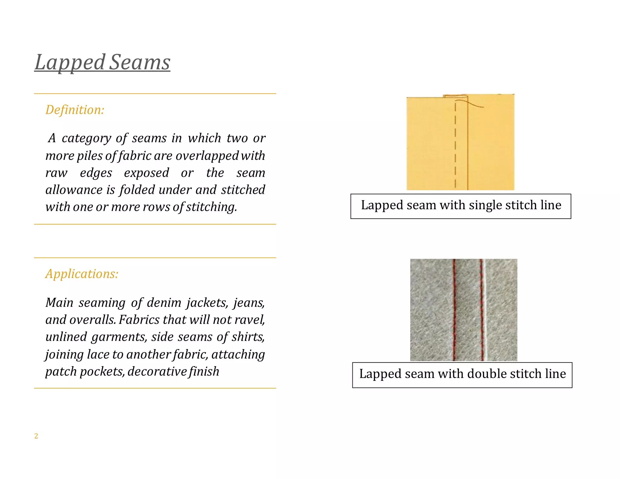Seams and stitches | PDF