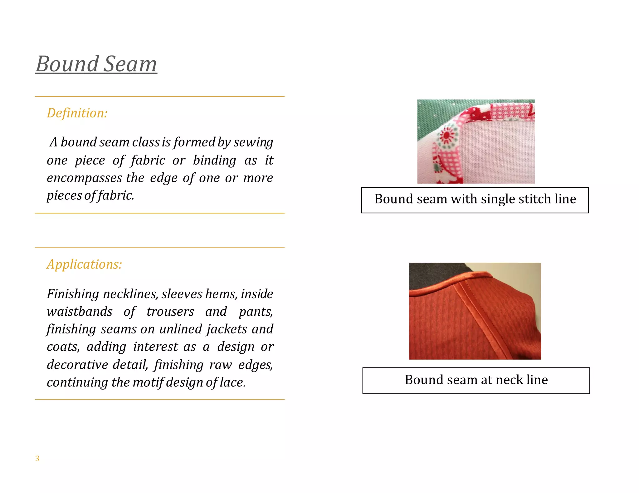 Seams and stitches | PDF