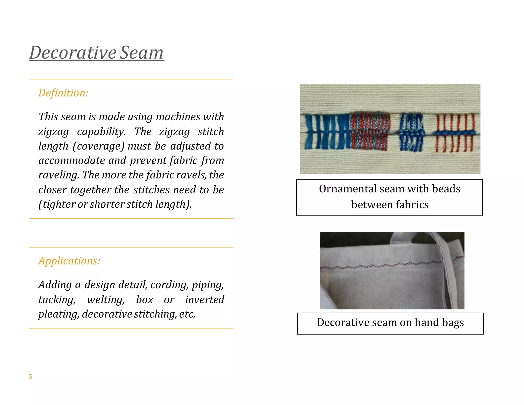 Seams and stitches | PDF