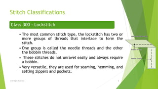 Seams and Stitches | PPTX