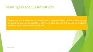 Seams and Stitches | PPTX