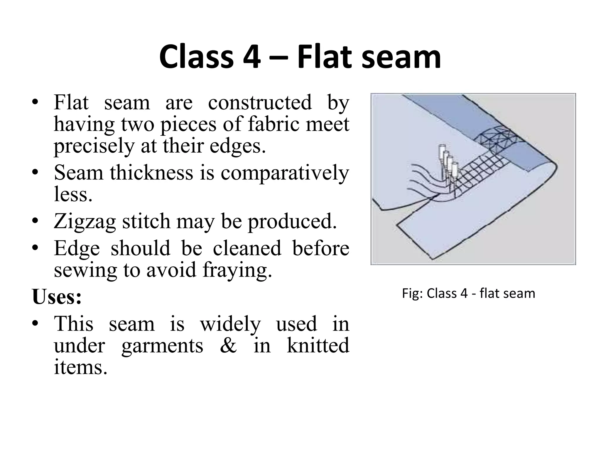 Seam and Seam classes | PPTX | Women\'s Outerwear | Women\'s Clothing