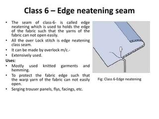 Seam and Seam classes | PPTX | Women\'s Outerwear | Women\'s Clothing