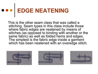 Seams used in garments | PPT