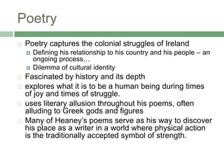 Seamus Heaney | PPTX