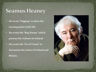 Seamus heaney H A A | PPTX