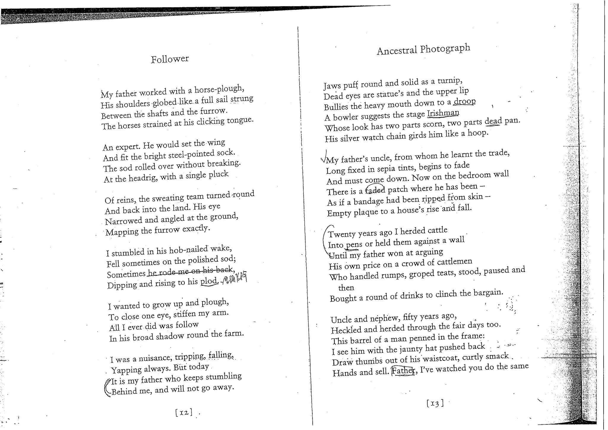 Seamus heaney death of a naturalist | PDF | Poetry | Books and Literature