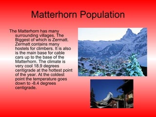 Sean & Andrew - The Matterhorn.ppt