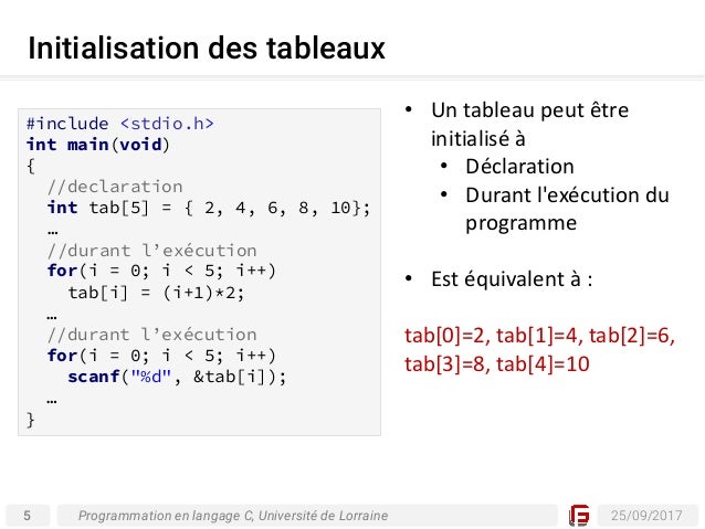 Seance 2 - Programmation en langage C