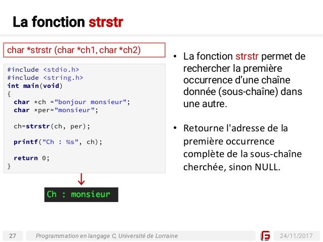 Seance 4 Programmation En Langage C