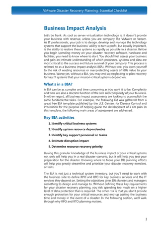 VMware Disaster Recovery Planning: Essential Checklist | PDF ...