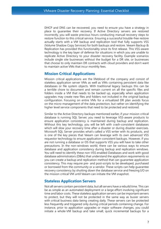VMware Disaster Recovery Planning: Essential Checklist | PDF