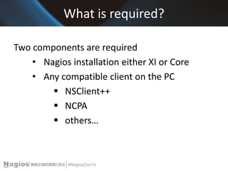 Nagios Conference 2014 - Sean Falzon - Nagios as a PC Health Monitor | PPT