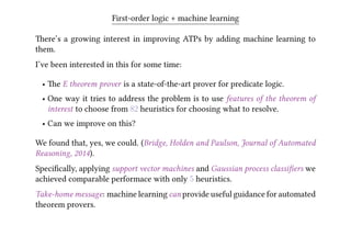 Sean Holden (University of Cambridge) - Proving Theorems_ Still A Major ...