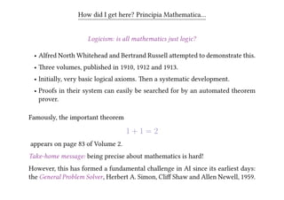Sean Holden (University of Cambridge) - Proving Theorems_ Still A Major ...